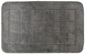 Ridder DELHI Koupelnová předložka 50x80 cm s protiskluzem, 100% polyester, tmavě šedá - 1712300