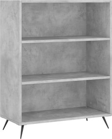 Skříň highboard betonově šedá 69,5x34x180 cm kompozitní dřevo 3196047
