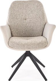 HALMAR K591 židle světle šedá