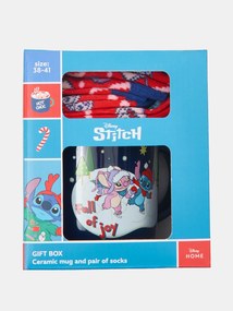 Sinsay - Vánoční dárková sada: hrnek a ponožky Stitch - vícebarevná
