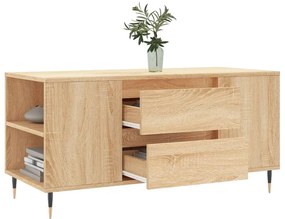 Konferenční stolek dub sonoma 102x44,5x50 cm kompozitní dřevo - Default Title
