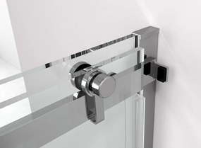 Polysan THRON LINE ROUND sprchové dveře 1100 mm, kulaté pojezdy, čiré sklo TL5011-5005
