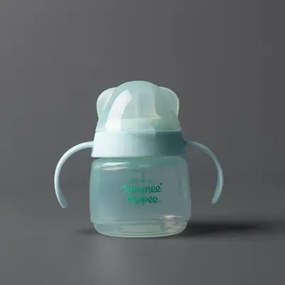 Tommee Tippee Transition netekoucí hrneček s hubičkou 150 ml 4m+ modrá