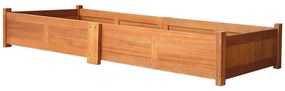 Vyvýšený záhon akáciové dřevo 200 x 50 x 25 cm,  42568