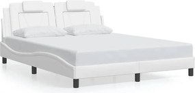 Rám postele Viana bez matrace bílý 160x200 cm umělá kůže 3208104