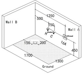 BPS-koupelny Hydromasážní vana HYD-TU913BL 170x130 ČERNÁ s ohřevem vody