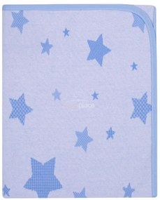 Dětská deka 80x90 cm LittleUp Stars blue