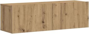 Nástěnné TV skříňky 3 ks dub artisan kompozitní 3328962