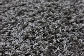 Vopi, AKCE: 250x250 (průměr) kruh Kusový koberec Color Shaggy šedý kruh, šedá, kancelář