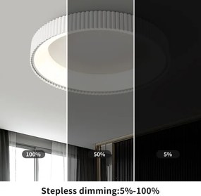 BRILAGI - LED Stmívat. stropní svít. FALCON MODERN LED/54W/230V 60 cm bílá + DO