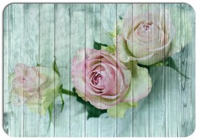 Prostírání - 507, Kytky na dřevě růže
