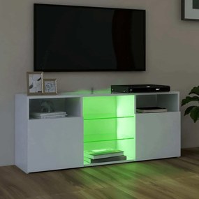 vidaXL TV skříňka s LED osvětlením 120x30x50 cm [804301] Barva: hnědý dub