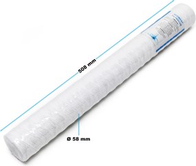 Filtrační vložka 20 palců Naturewater PPW-20A – 20 palců, 508 mm, bílá (50818)