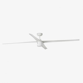 FARO 33494 ATTOS XL LED, bílá, stropní ventilátor s DC motorem - FARO