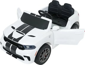 Elektrické autíčko Dodge Durango bílé