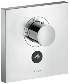 Axor ShowerSelect - Termostat HighFlow s podomítkovou instalací, hranatá verze, pro 1 spotřebič a další výtok, chrom 36716000