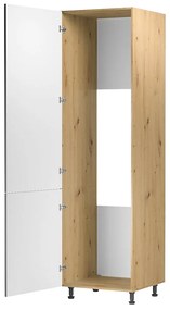 LANGEN šp | vysoká skříňka D60ZL na vestavnou lednici | 60 cm | UNI provedení | SOKL v CENĚ | artisan/šedá