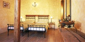 Iron Art ROMANTIC kovaná postel pro rozměr matrace: 90 x 200 cm