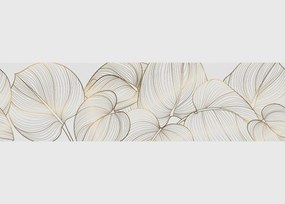Samolepící bordura na zeď Zlaté Záření | 5 m x 13.8 cm | DWB8435