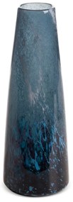 SKLENĚNÁ DEKORAČNÍ VÁZA LOGAN (02) (FI) 11X31 CM VÍCEBAREVNÁ
