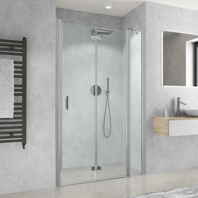 Roth CARIBA LINE CI RFL/R Jednokřídlé sprchové dveře s pevnou částí do niky 140 cm Orientace vany: Levá
