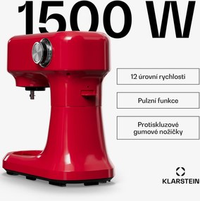 Klarstein Bella Evo kuchyňský robot | planetární míchací systém | 3 nástavce na mixování | 1500 W | 5 l