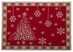 SCANquilt prostírání MOTIV strom červenobéžová prostírání cca 30 x 45 cm