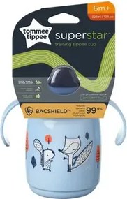 Tommee Tippee Superstar 300ml modrá / Netekoucí hrnek / od 6 měsíců