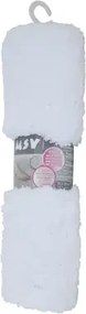 MSV Koupelnová předložka MICROFIBER bílá / 40 x 60 cm / polyester / pr