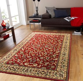 SINTELON Kusový koberec SOLID NEW 50/CEC BARVA: Červená, ROZMĚR: 300x400 cm