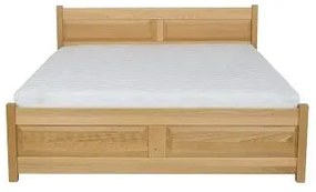 Drewmax LK109 120x200 cm dřevěná postel masiv buk dvojlůžko