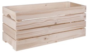 ČistéDřevo Dřevěná bedýnka 60 x 22 x 24 cm