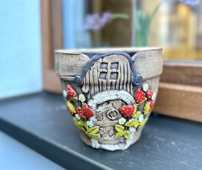 Keramika Javorník Květináč - domek
