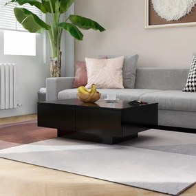 vidaXL Konferenční stolek 90 x 60 x 31 cm kompozitní dřevo [804175] Barva: Černá