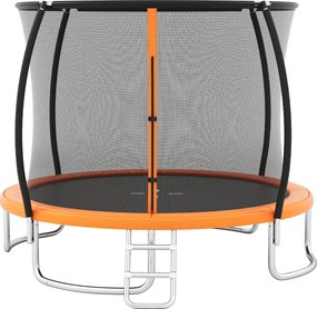 Costway Trampolína venkovní se žebříkem kulatá zahradní