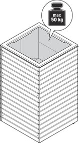 Tchibo - Truhlíky »Tinus« - barva: hnědá