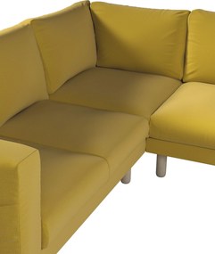 Potah na pohovku IKEA Norsborg rohová 4-místná barva žlutá látka sametová