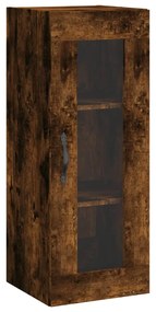 Skříň highboard kouřový dub 34,5 x 34 x 180 cm kompozitní dřevo - Default Title