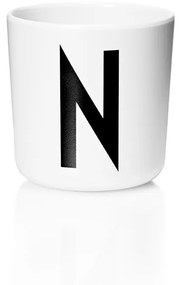 DESIGN LETTERS Dětský hrnek Ecozen Letters 200 ml J, bílá barva, plast