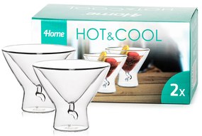 4home Termo poháry na zmrzlinu Elegante Hot&Cool, 200 ml, 2 ks