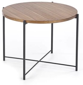 Expedo Konferenční stolek GIORGIA, 60x46x60, světlý ořech/černá