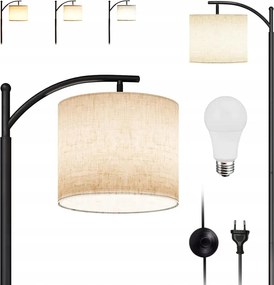 Moderní Stojací Lampa 12W S Regulací Podlahy, Stínidlo 175 CM