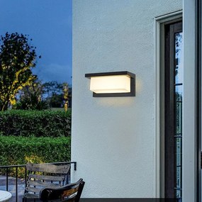 Brilagi - LED Venkovní nástěnné svítidlo BRICKY LED/12W/230V černá IP54