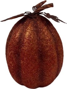 Měděná antik kovová dekorace dýně Pumpkin Rust - Ø 19*22 cm