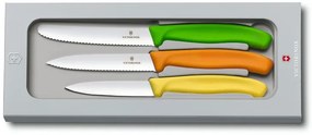 VICTORINOX Sada nožů Swiss Classic mix barev - žlutá, oranžová, zelená