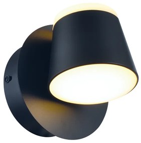 ACA Lighting LED nástěnné svítidlo LUCIDO 640lm, černá barva