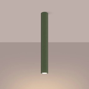 Sollux Lighting Stropní svítidlo KARBON 60 olivově zelené