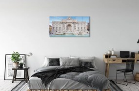 akrylový obraz Katedrála Rome Fountain 100x50 cm