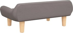 Dětská pohovka taupe 70 x 40 x 24 cm textil 3196347