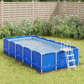 vidaXL Podložka pod bazén 420 x 220 cm Obdélníkový Netkaná tkanina [94232] Barva: světle šedá